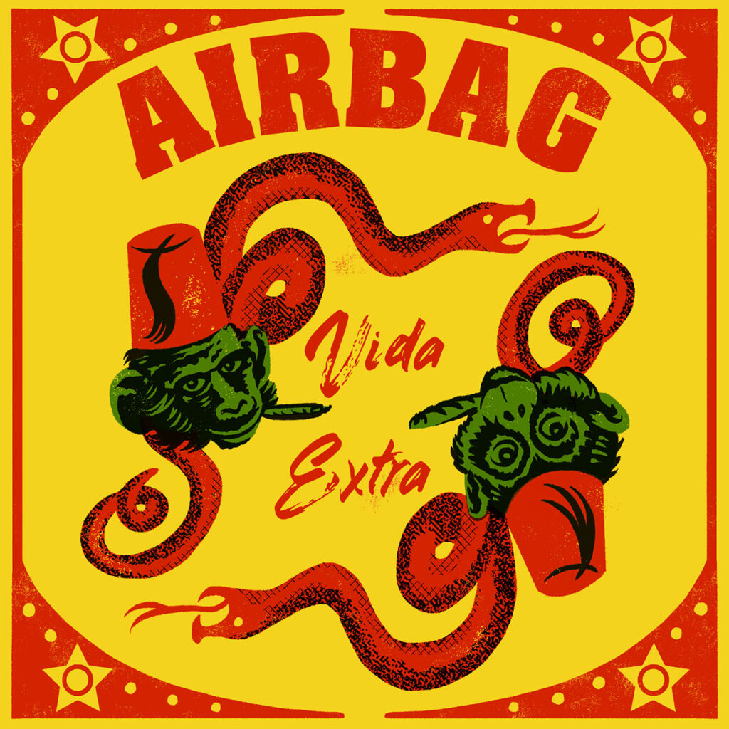 Airbag presenta su nuevo EP: ya disponible, "Discotecas", en formato vinilo transparente de 10 ...